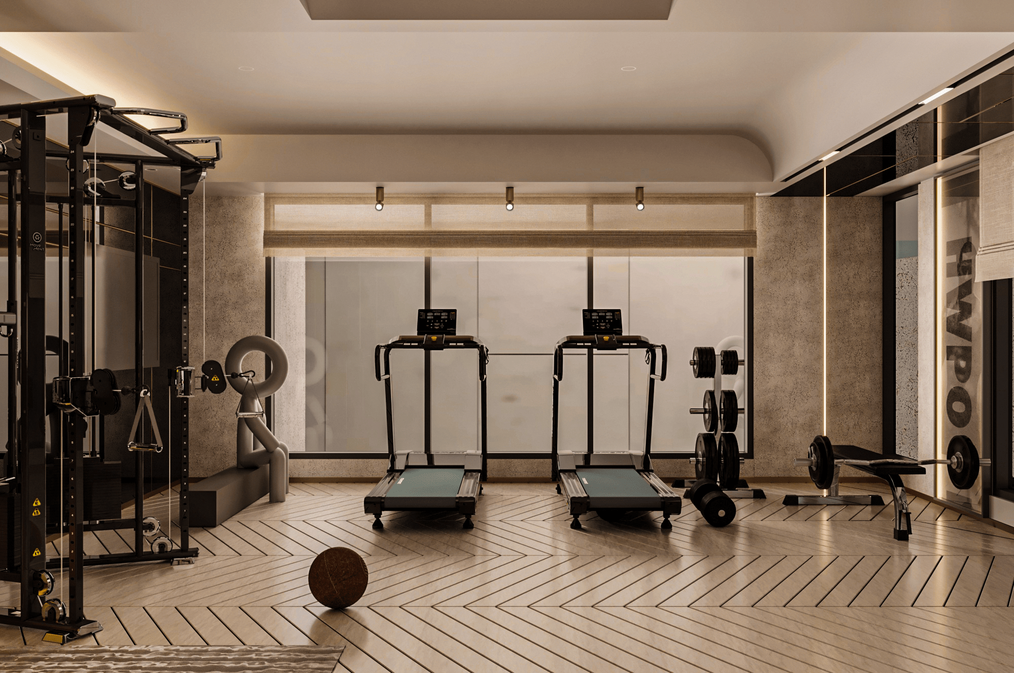 Desain Interior Gym yang Fungsional dan Estetis